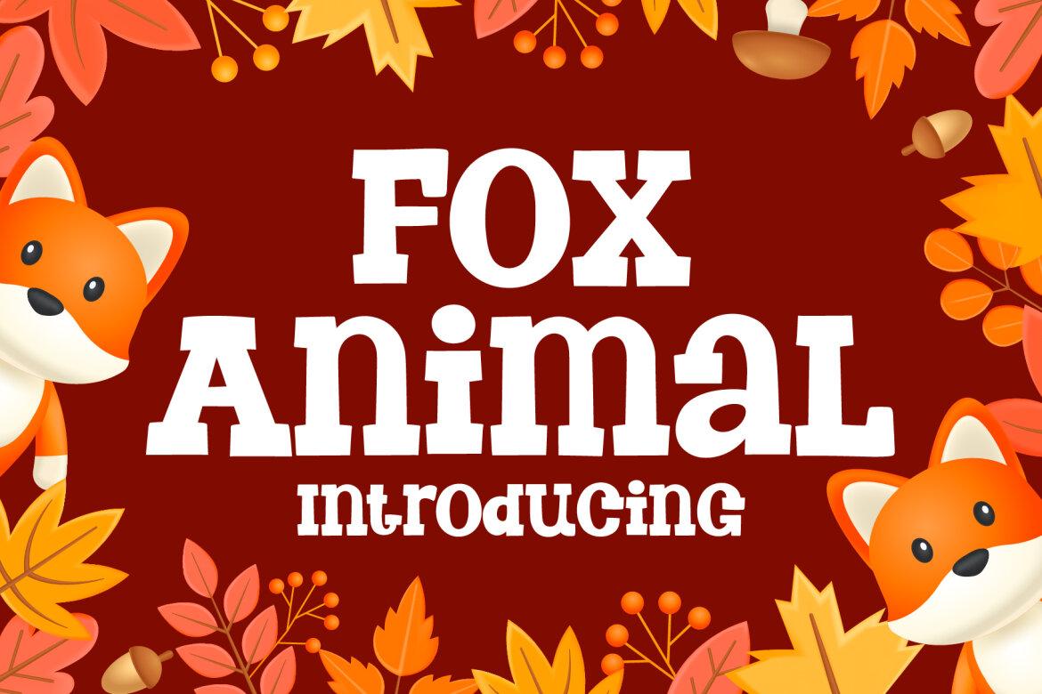 Fox Animal Font | Deeezy