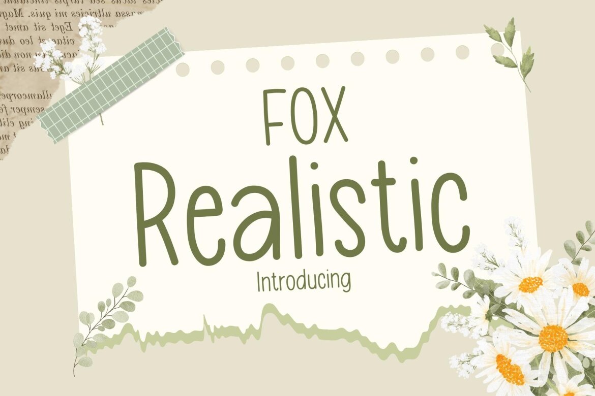 Fox Realistic Font | Deeezy