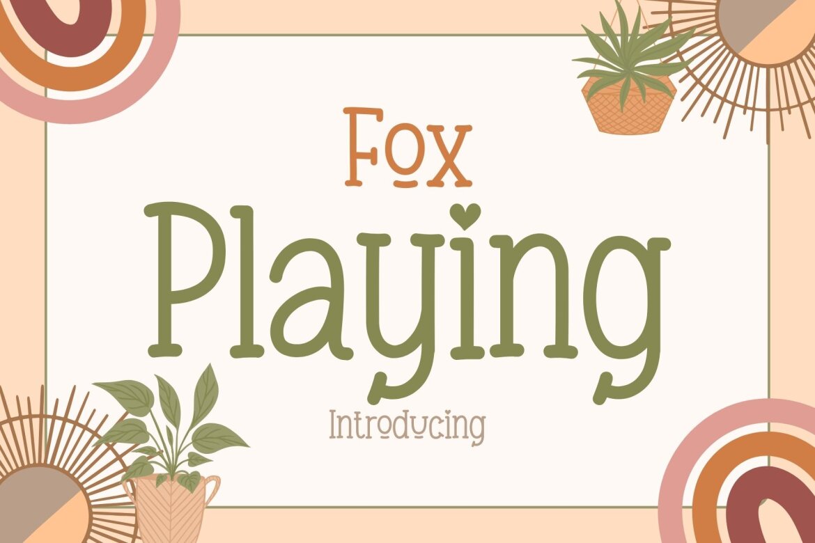 Fox Playing Font | Deeezy