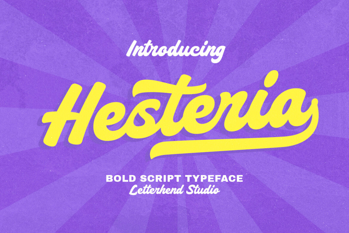 Hesteria Bold Script | Deeezy
