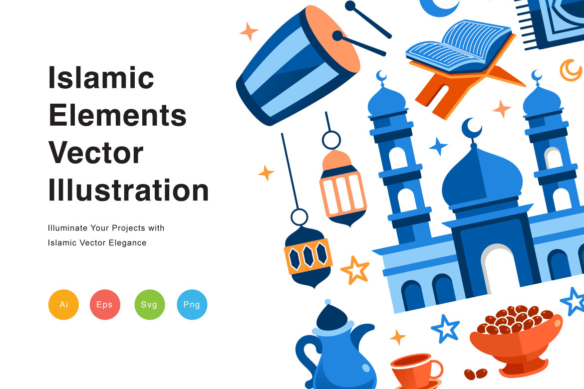 Islamic Elements Vector Illustration | Deeezy