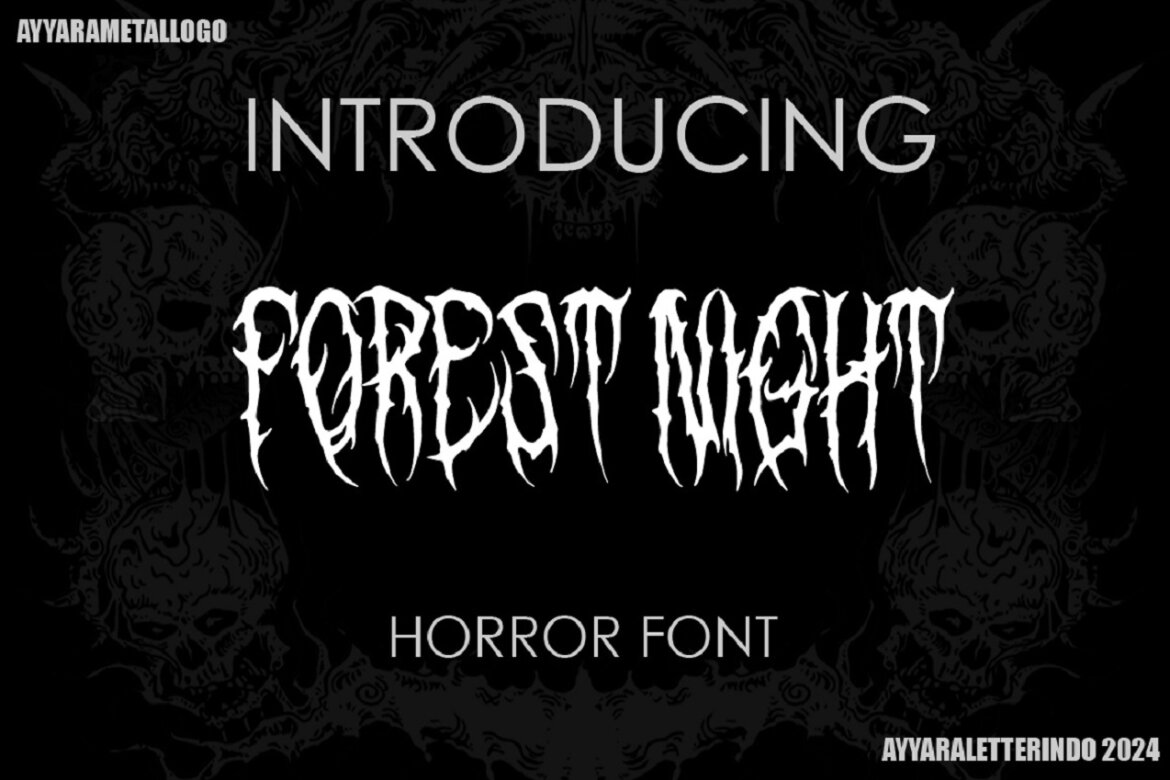 FOREST NIGHT FONT | Deeezy