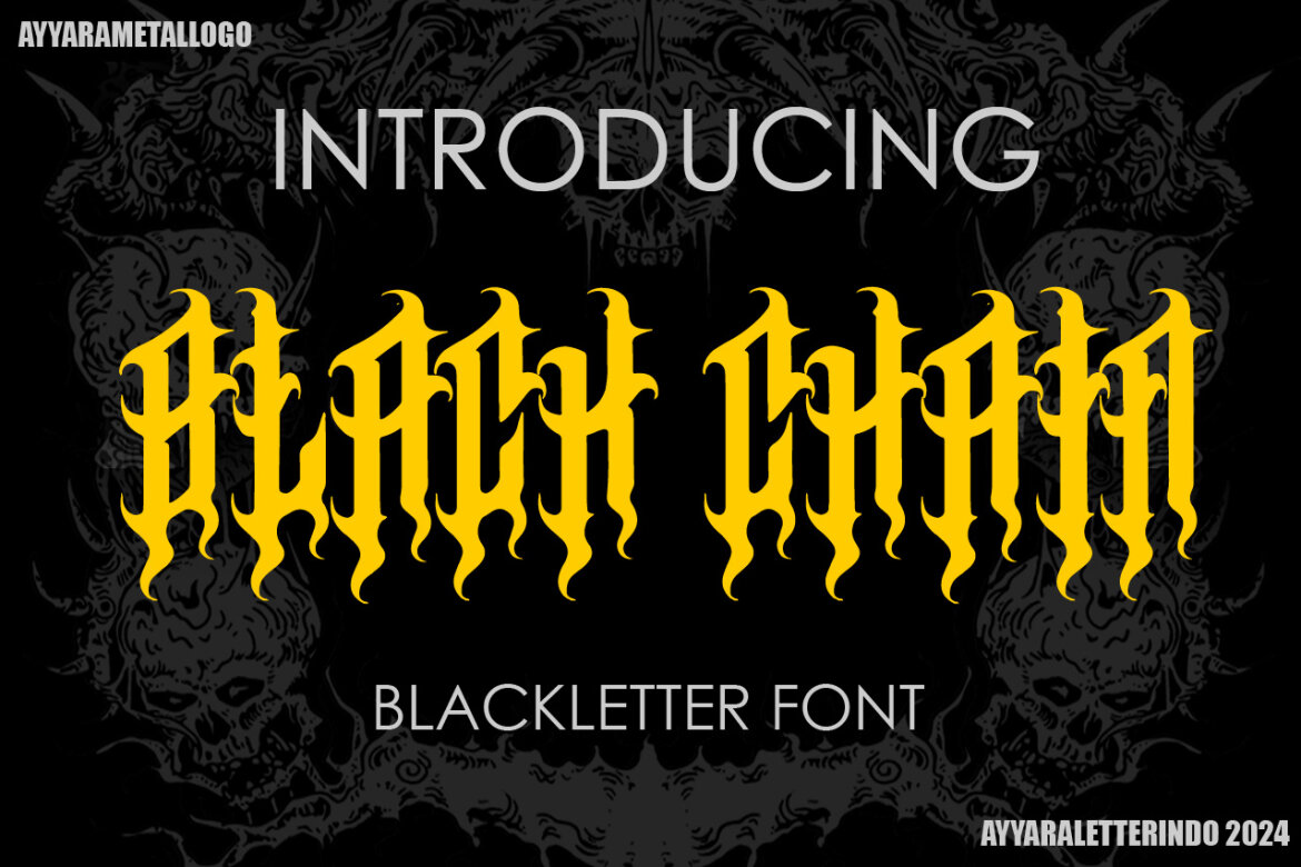 BLACK CHAIN FONT | Deeezy