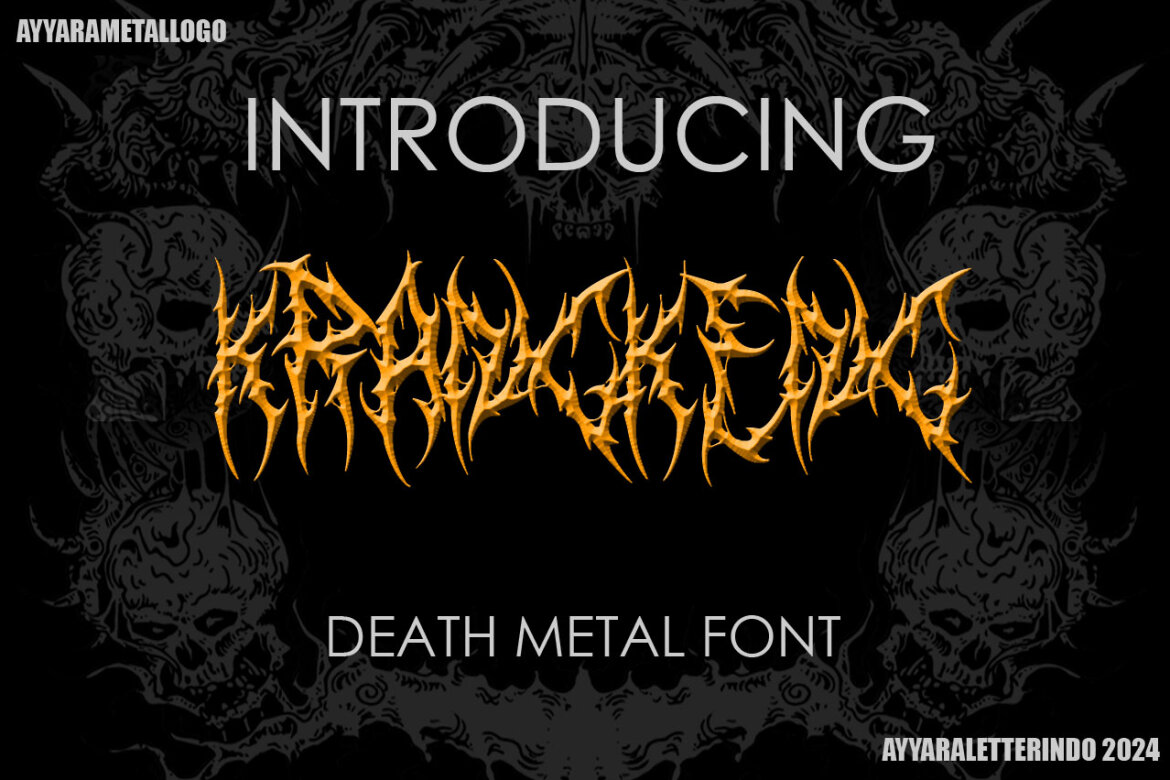 KRANGKENG | DEATH METAL FONT | Deeezy