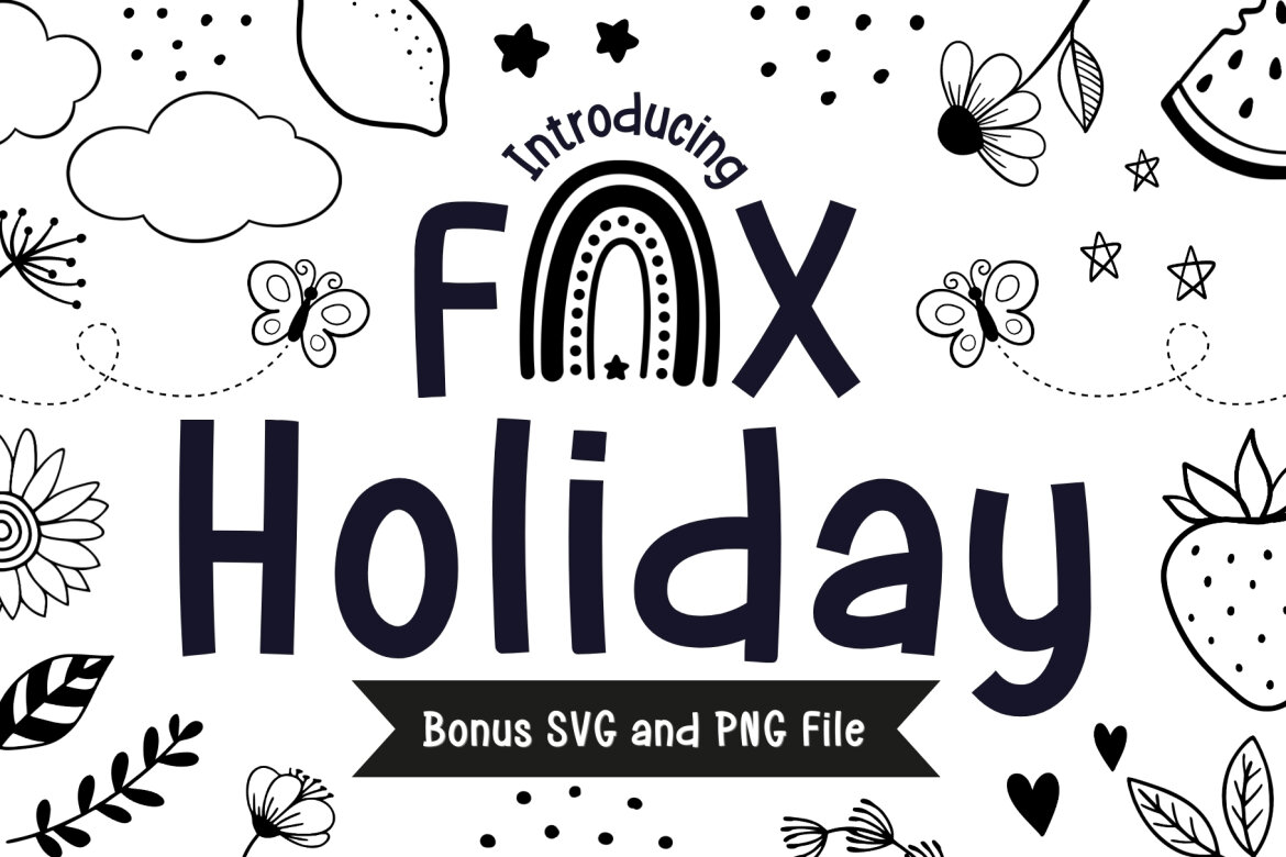 Fox Holiday Font | Deeezy