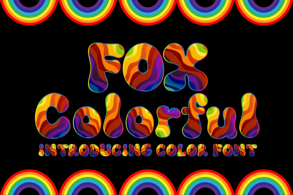 Fox Colorful Font | Deeezy
