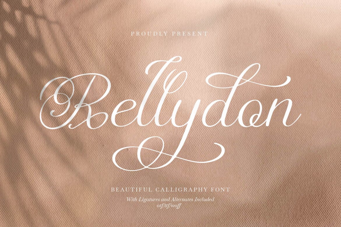 Rellydon | Beautiful Calligraphy Font | Deeezy