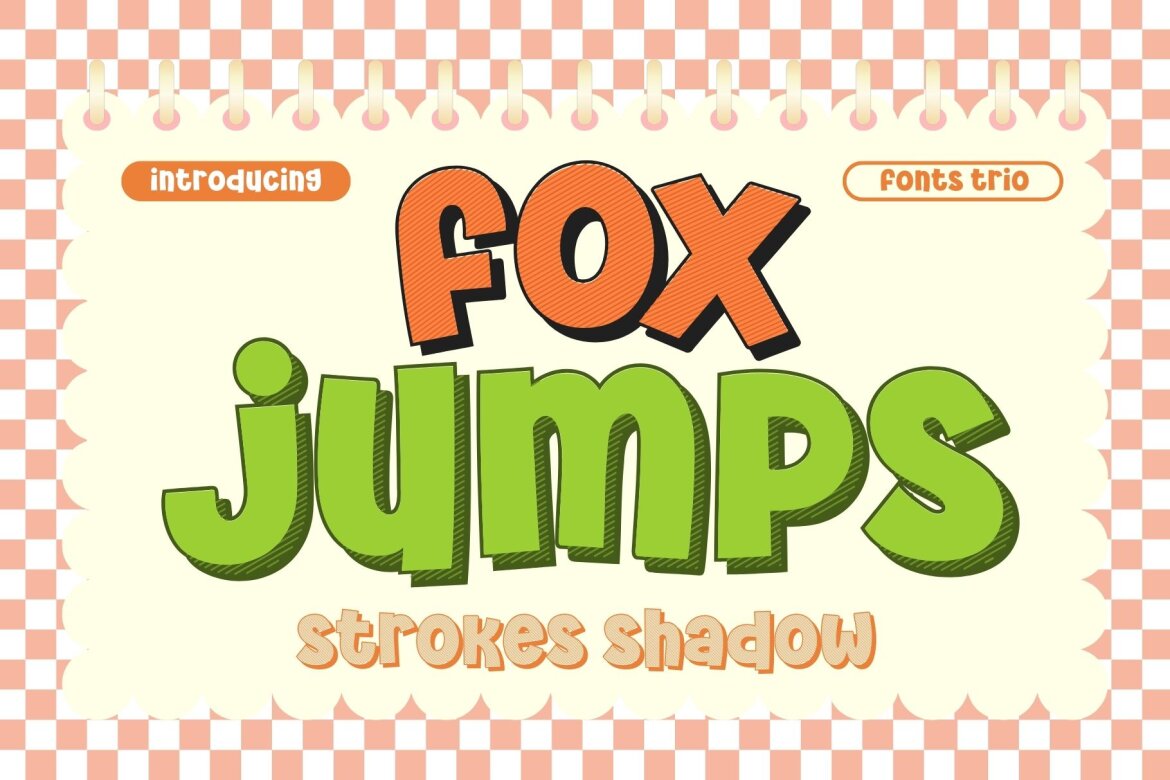 Fox Jumps Font Trio | Deeezy