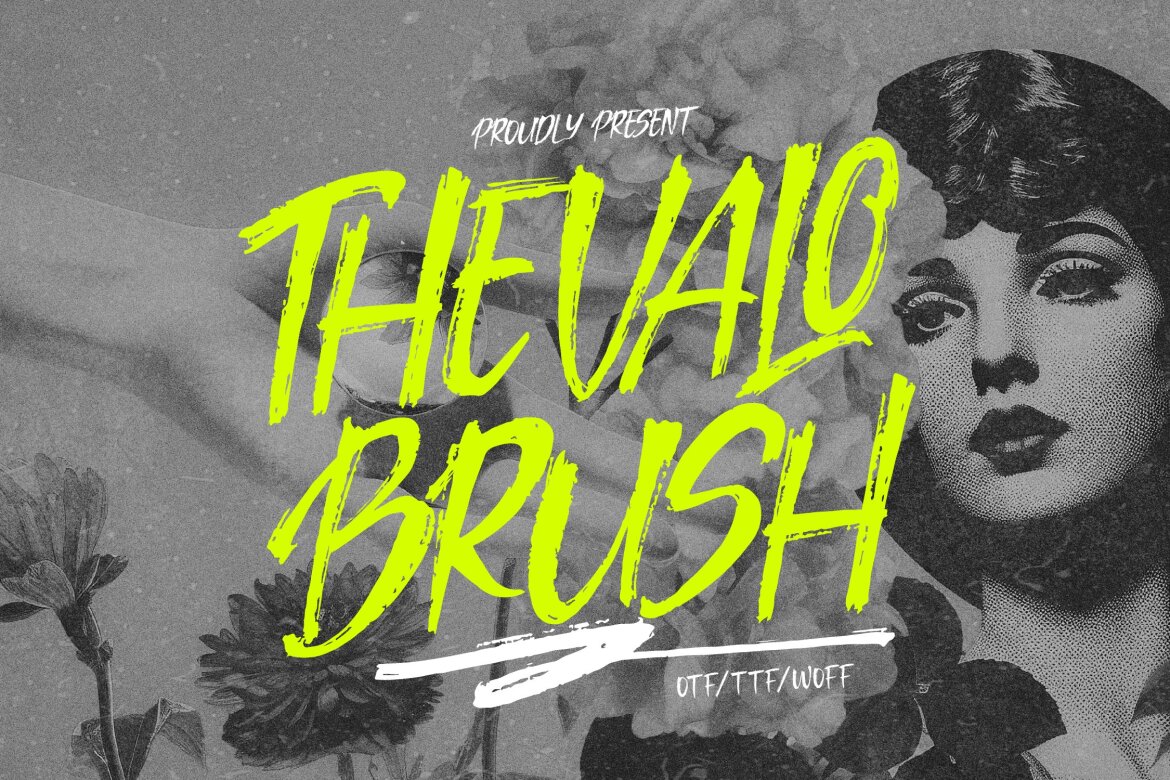 Thevalo Brush | Brush Script Font | Deeezy