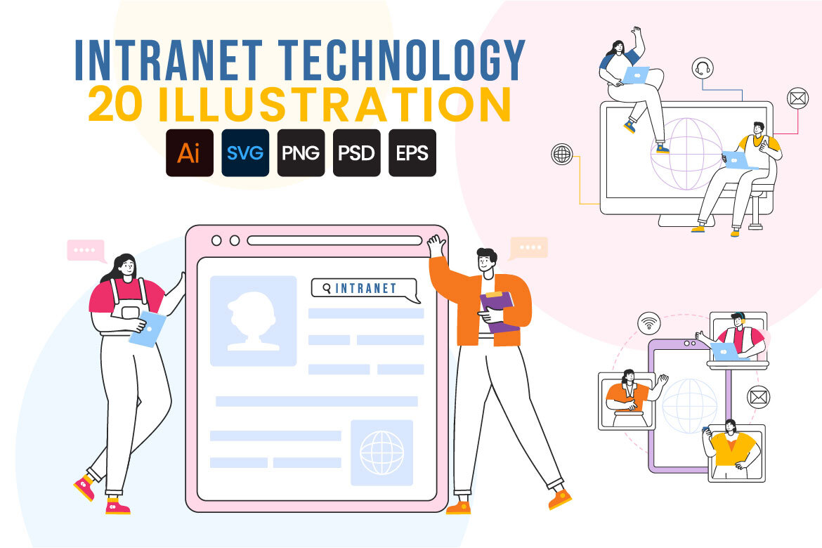 20 Intranet Technology Illustration | Deeezy
