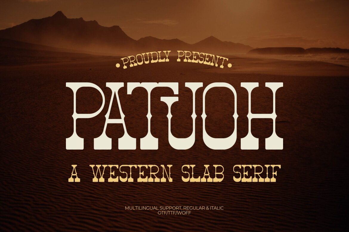 Patuoh | Western Slab Serif | Deeezy
