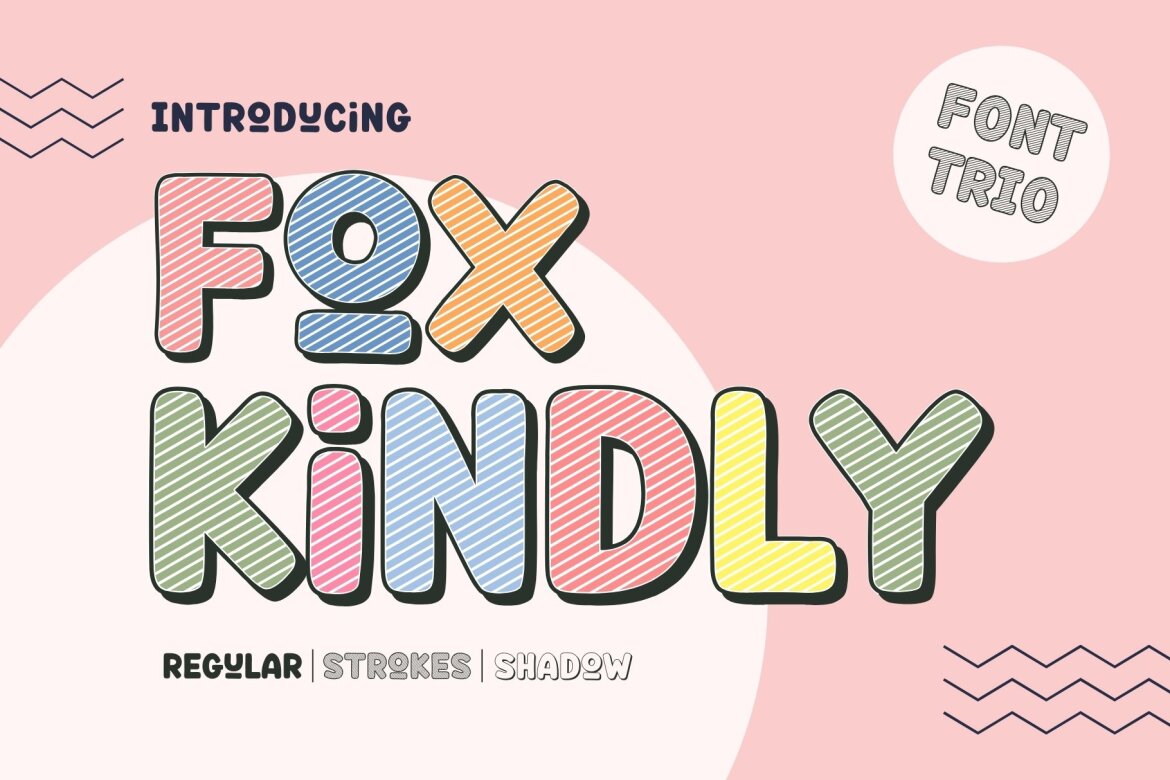 Fox Kindly Font Trio | Deeezy