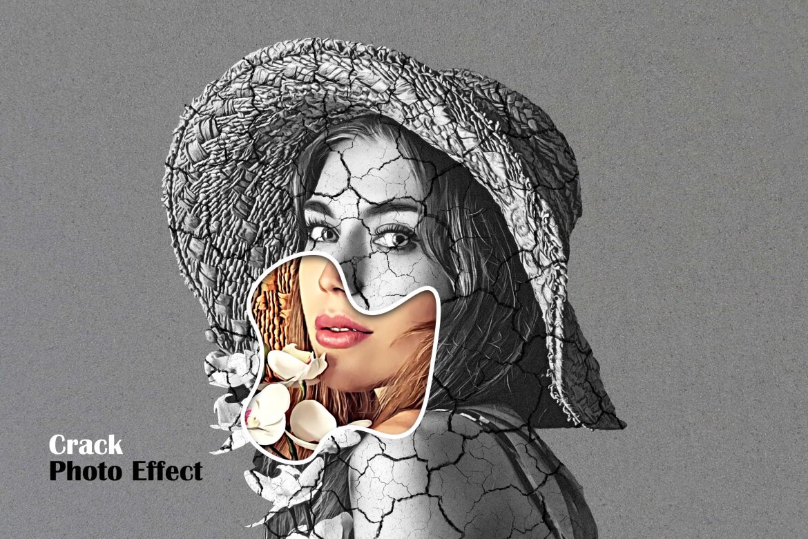 Realistic Crack Photo Effect | Deeezy