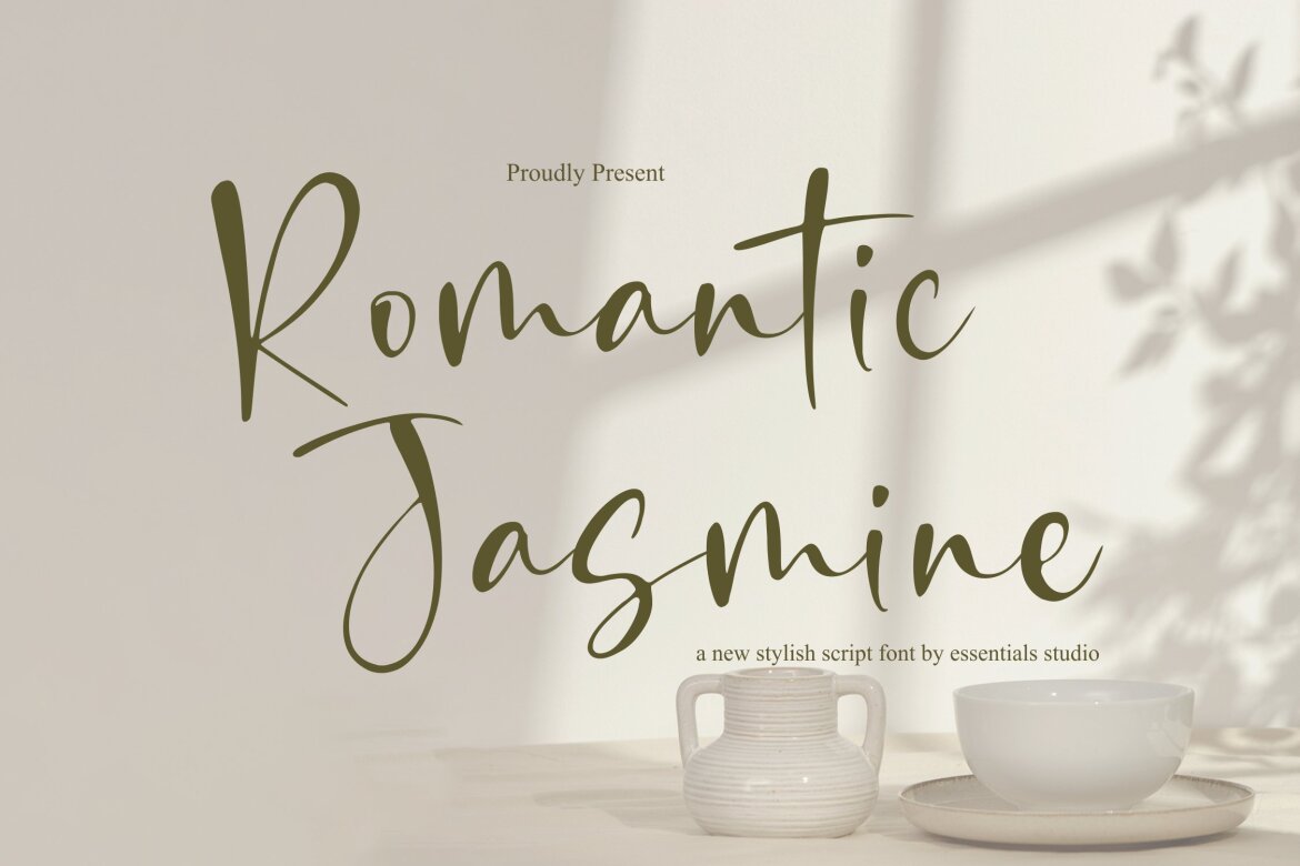 Romantic Jasmine FREE Font | Deeezy