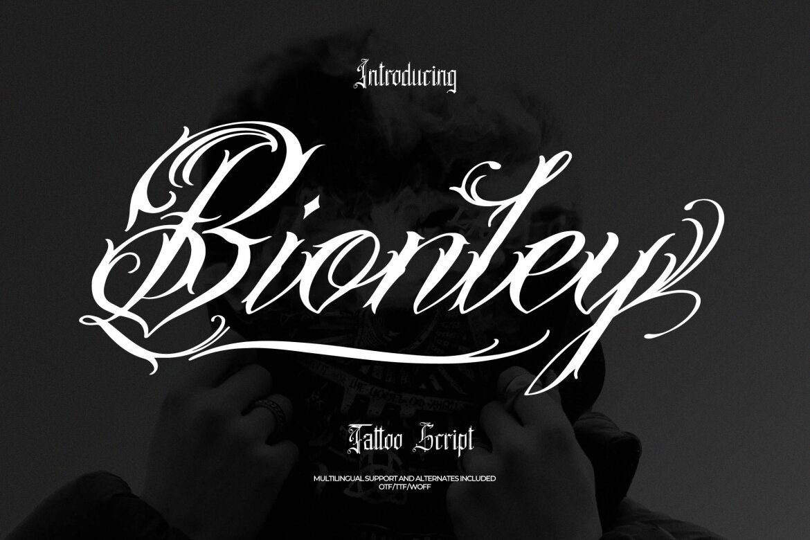 Bionley | Tattoo Script Font | Deeezy