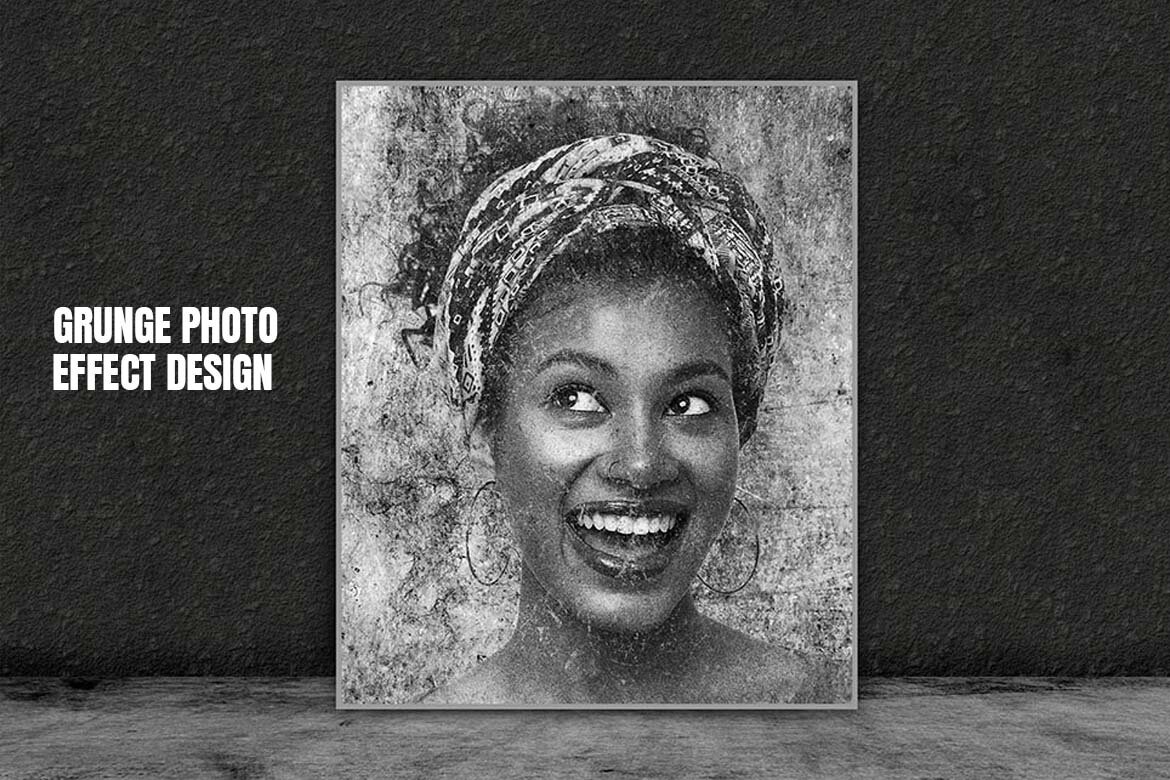 Grunge Photo Effect Design | Deeezy