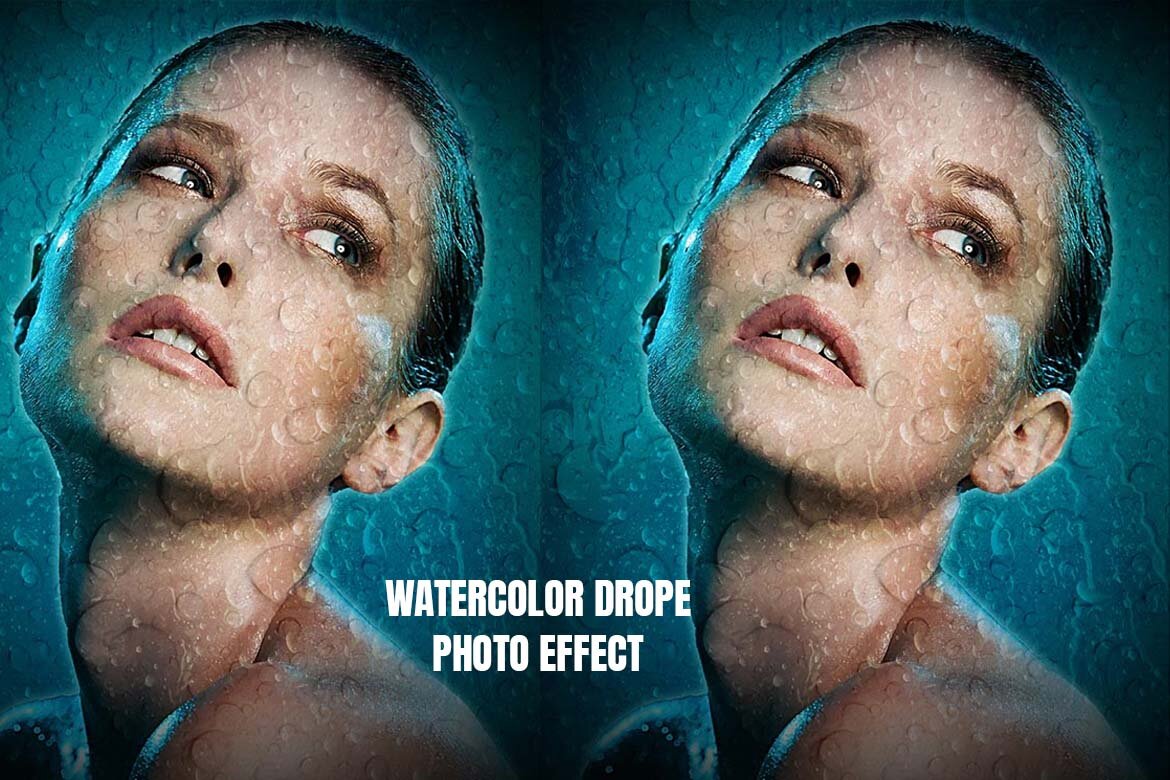 Watercolor Drope Photo Effect | Deeezy