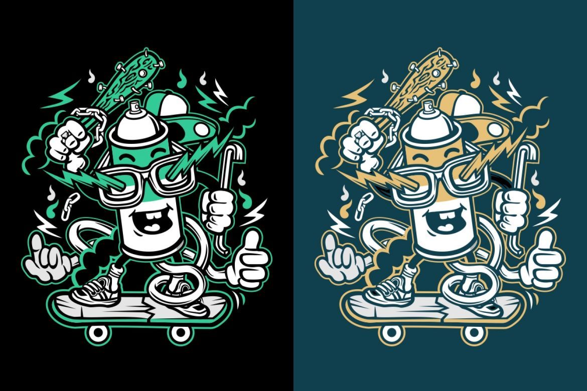 Vandalism Cartoon Character | Deeezy