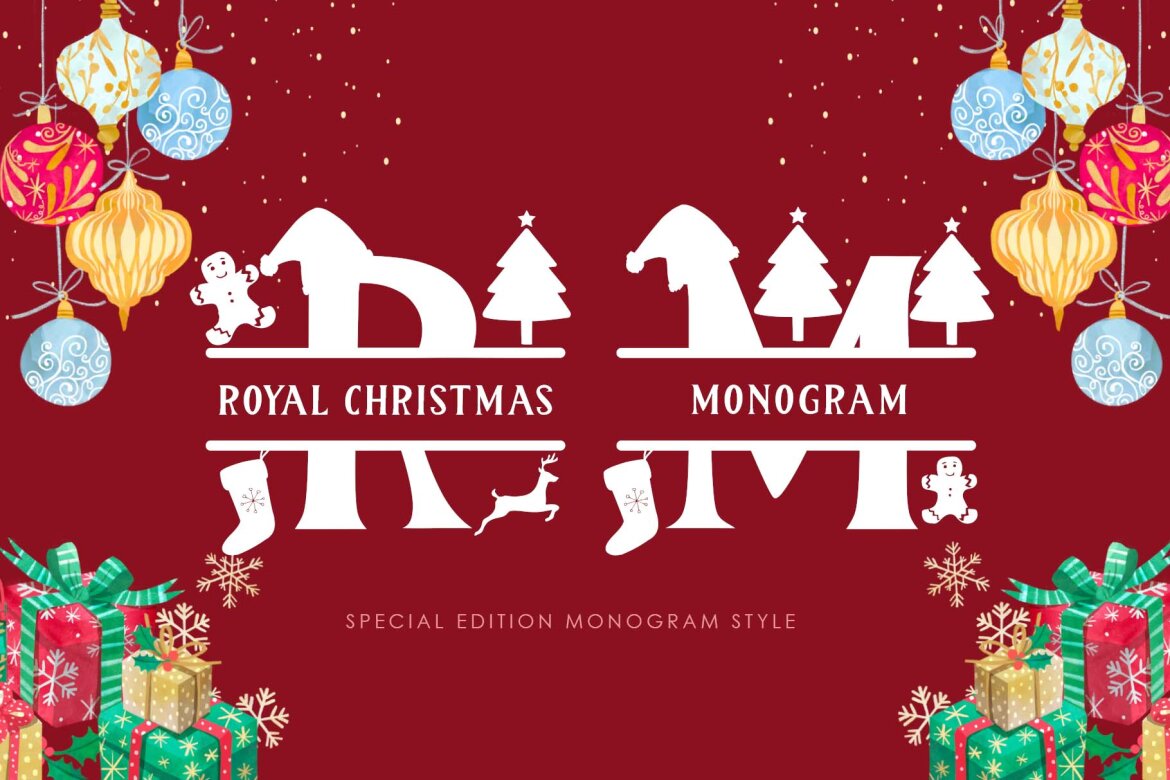 Royal Christmas Monogram | Deeezy