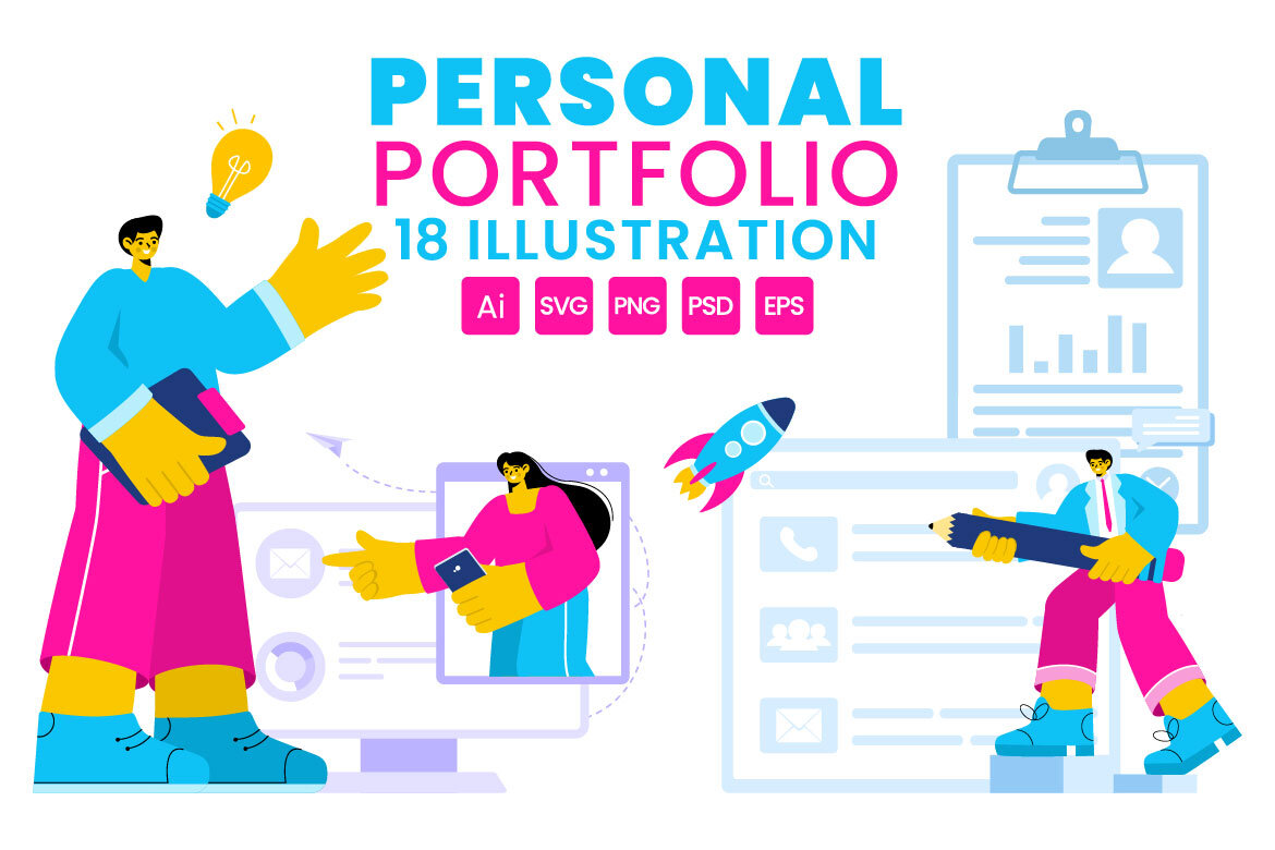 18 Personal Portfolio Illustration | Deeezy