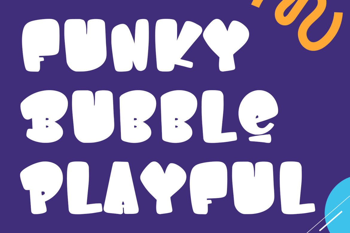 Bloobey Fun Children Bubble Display Font | Deeezy