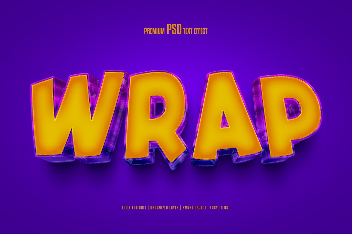 Wrap Editable Psd Text Effect | Deeezy