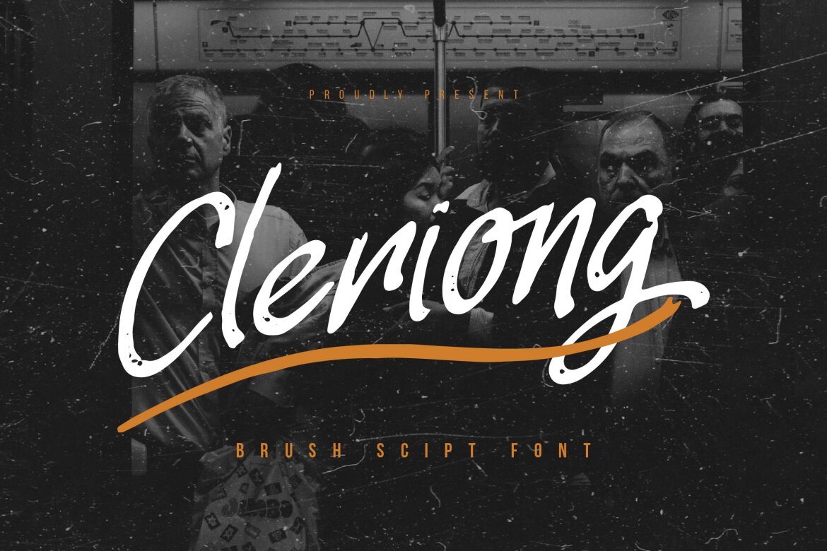 Cleriong | Brush Script Font | Deeezy