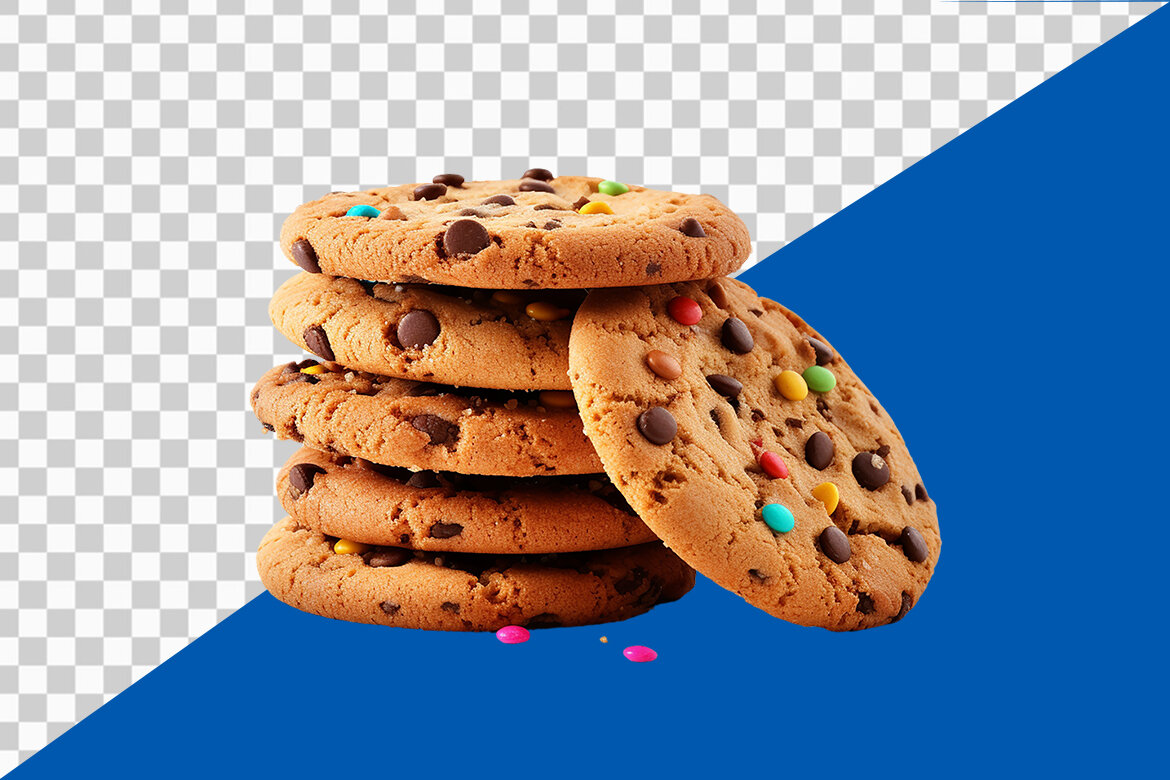 Stack of cookies on transparent background PNG image | Deeezy