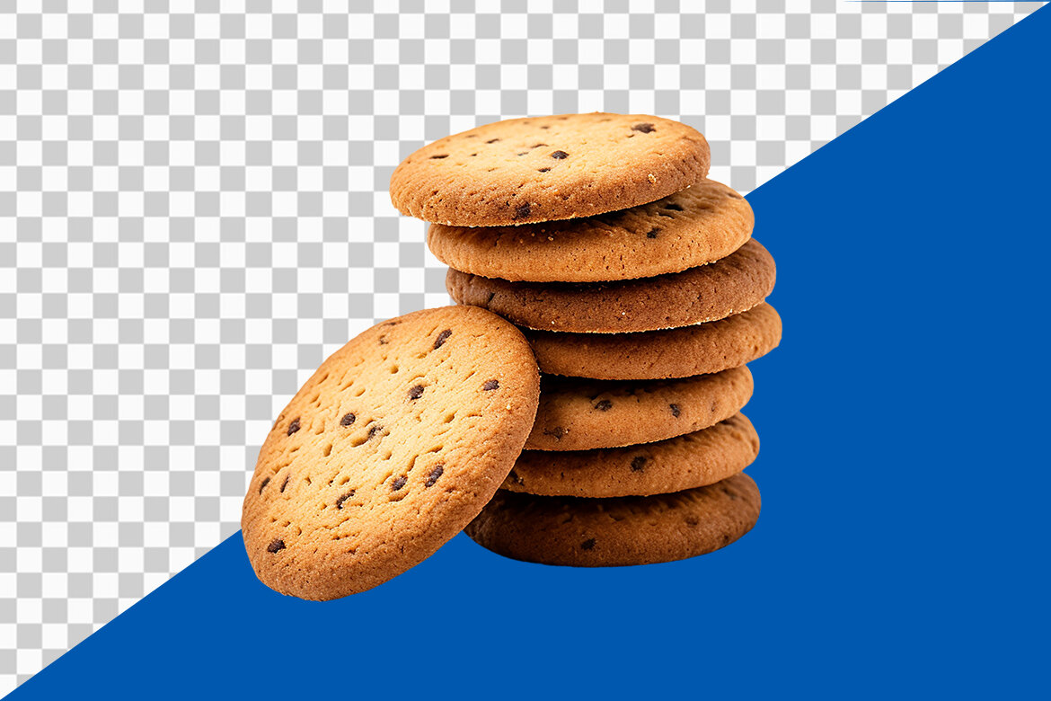 Stack of cookies on transparent background PNG image | Deeezy