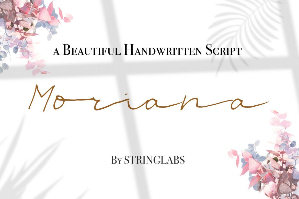 Moriana - Handwritten Script Font | Deeezy