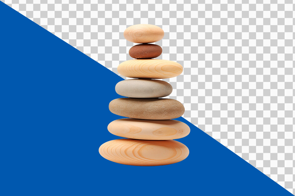 Stack of stones on transparent background PNG image | Deeezy