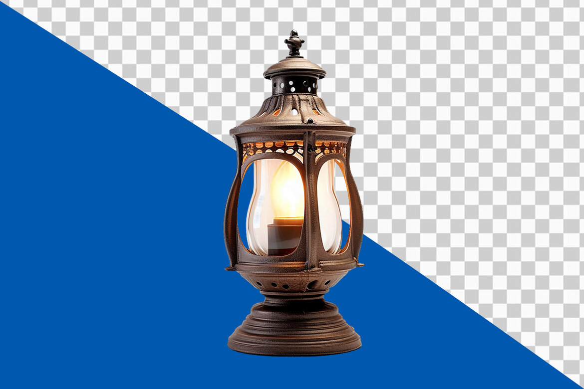 Old oil lamp on transparent background PNG image | Deeezy