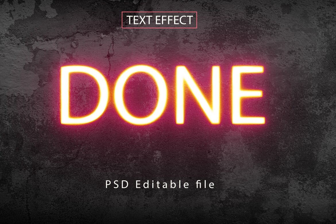 Done 3d Editable Modern Psd Text Effect | Deeezy
