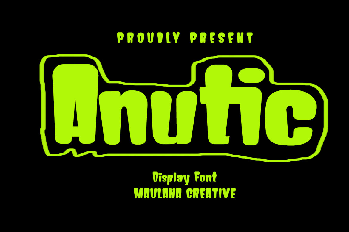 Anutic Display Font | Deeezy