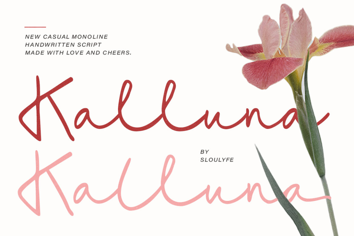 Kalluna Handwritten Script | Deeezy