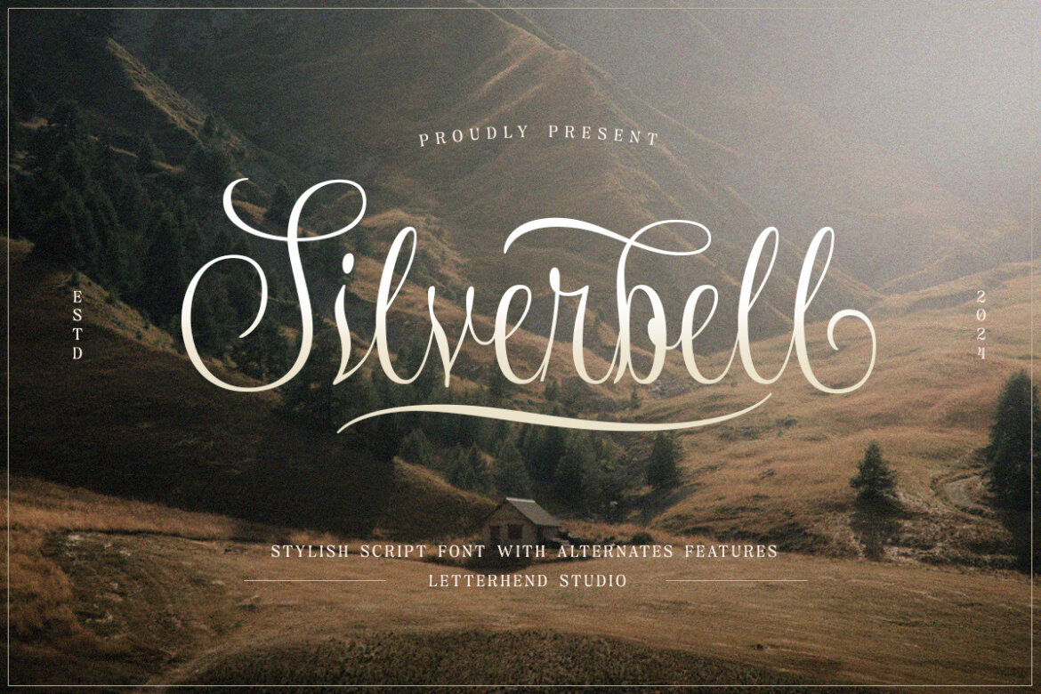 Silverbell Stylish Script | Deeezy