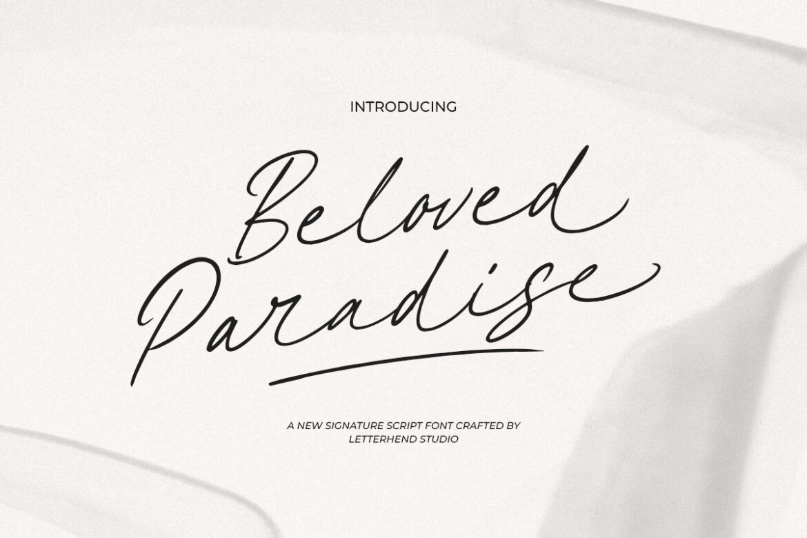 Beloved Paradise Signature Script | Deeezy