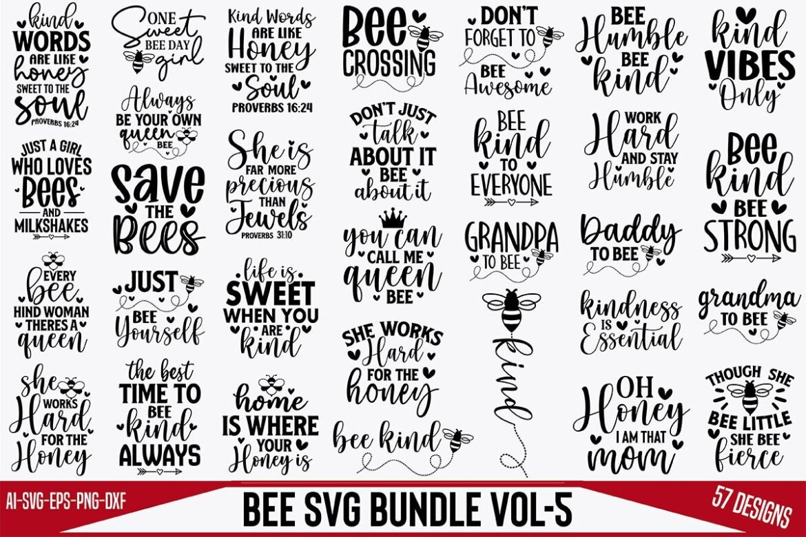 Bee SVG Bundle | Deeezy