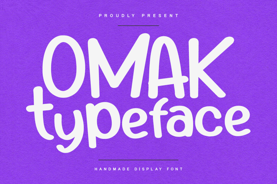 Omak Handmade Display Font | Deeezy
