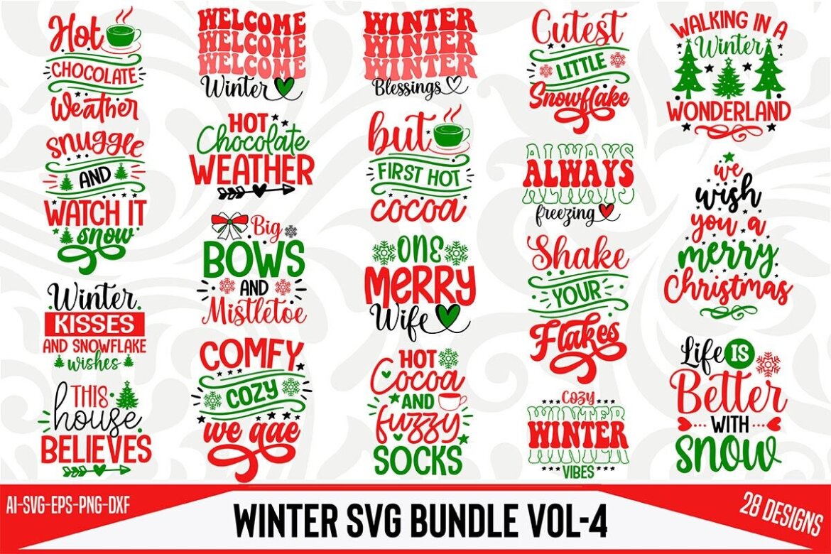 Winter SVG Bundle | Deeezy