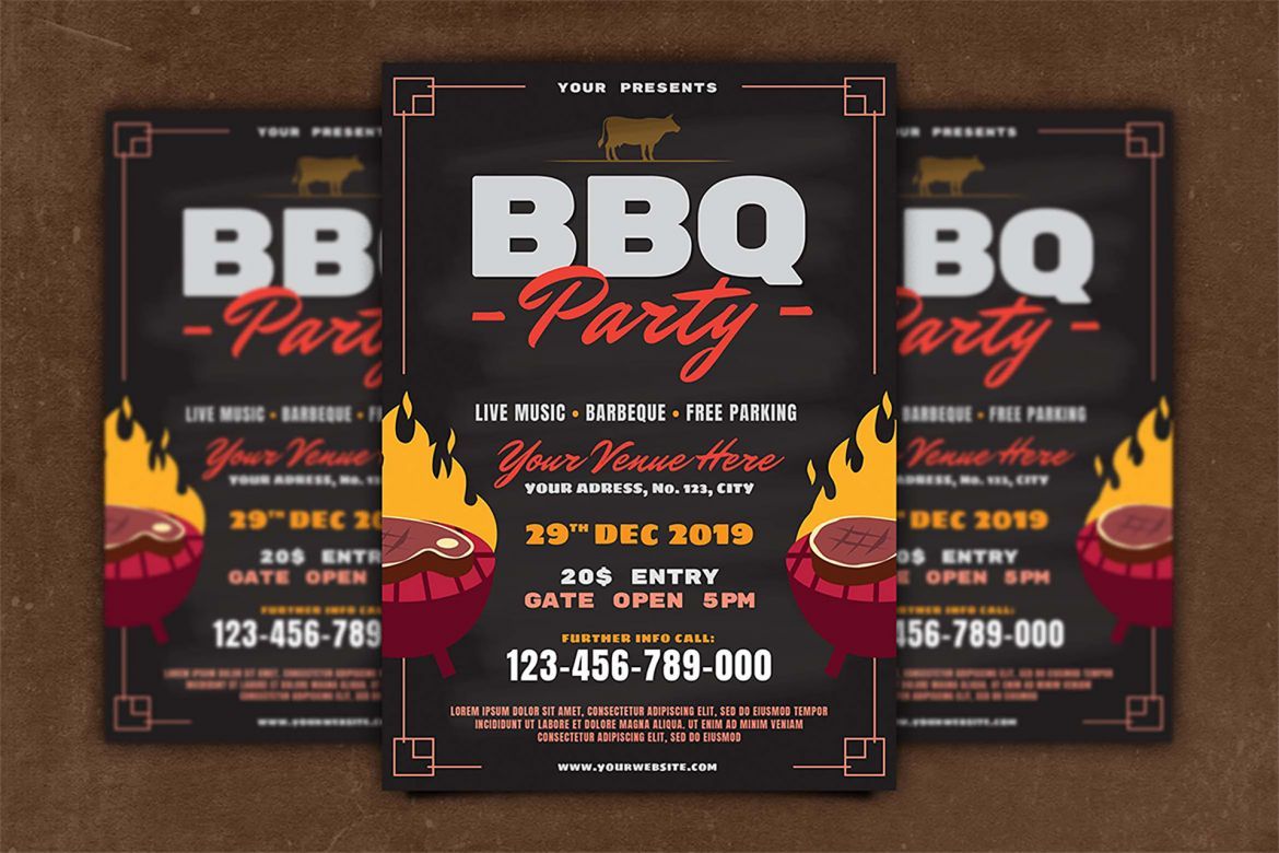 BBQ Party Flyer | Deeezy