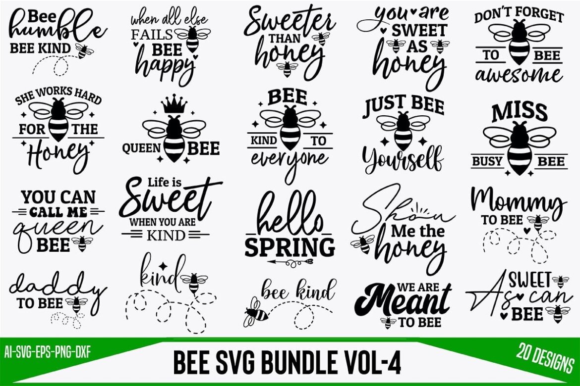 Bee SVG Bundle | Deeezy