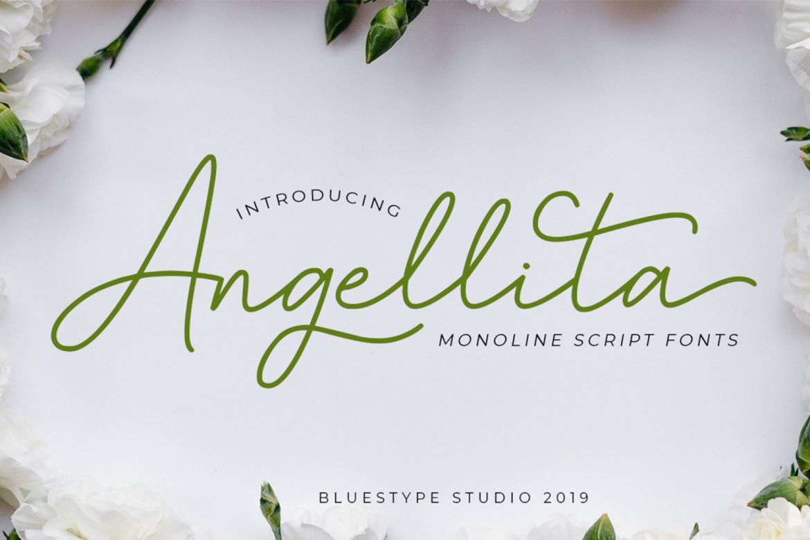 Angellita - Monoline Script Beauty | Deeezy