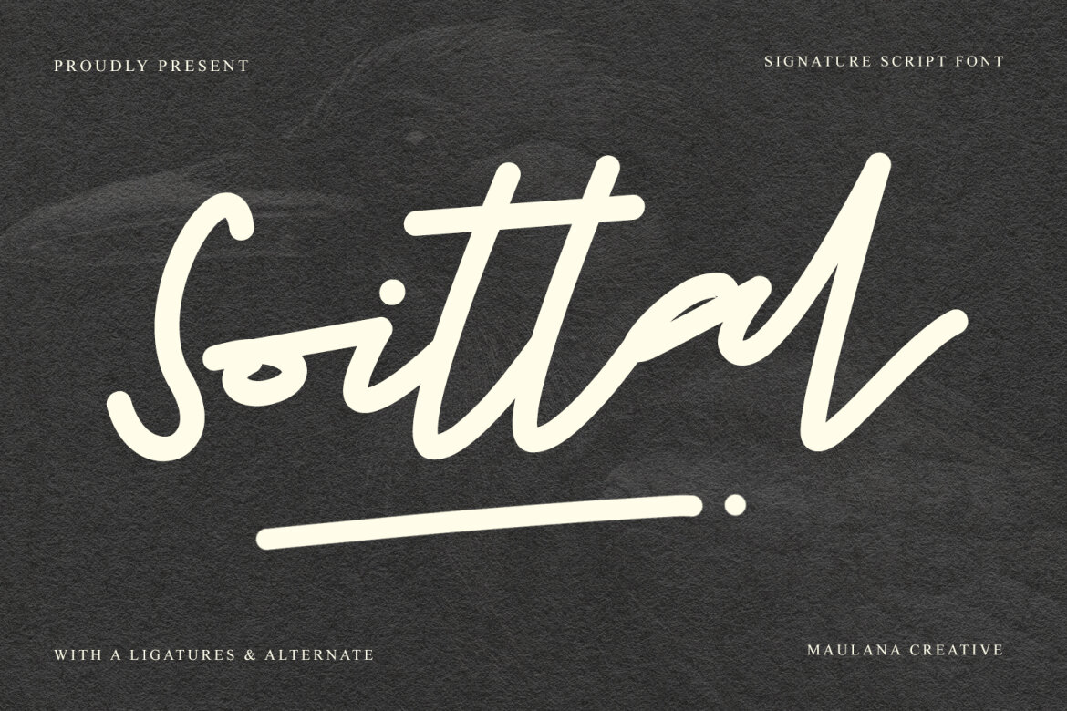 Soittal Signature Script Font | Deeezy