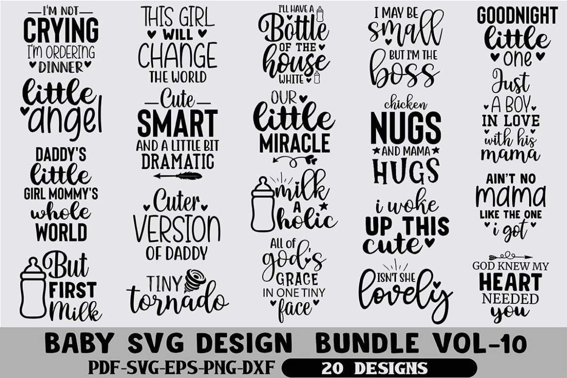 Baby SVG Design Bundle | Deeezy