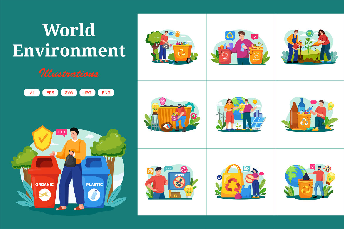 M599_World Environment Illustration Pack 2 | Deeezy