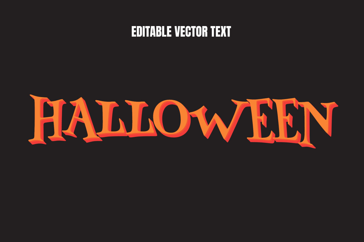 Halloween editable text effect | Deeezy
