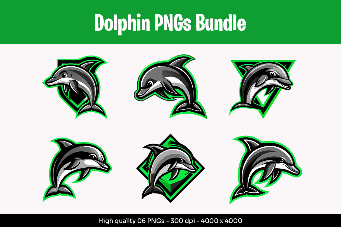 Dolphin Designs PNG Bundle | Deeezy