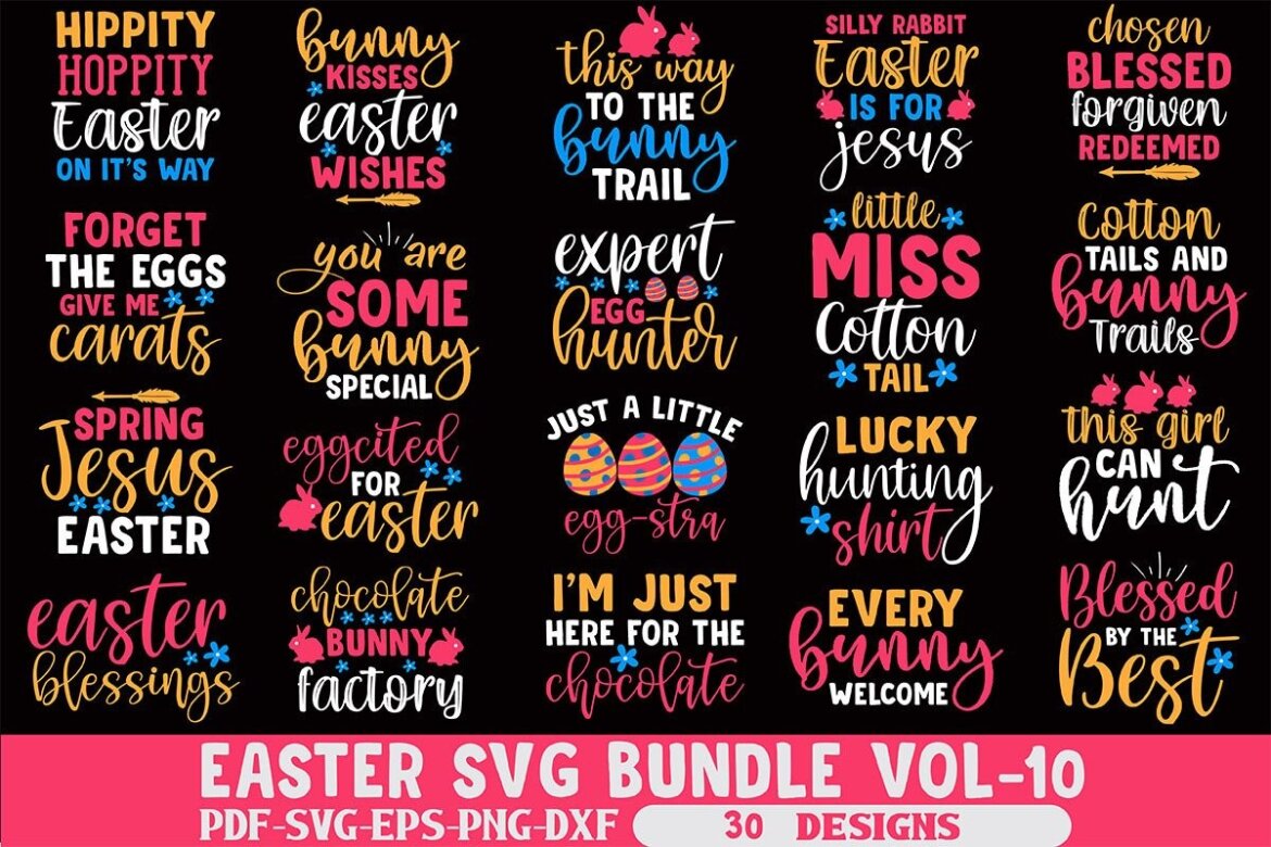 Easter SVG Bundle | Deeezy