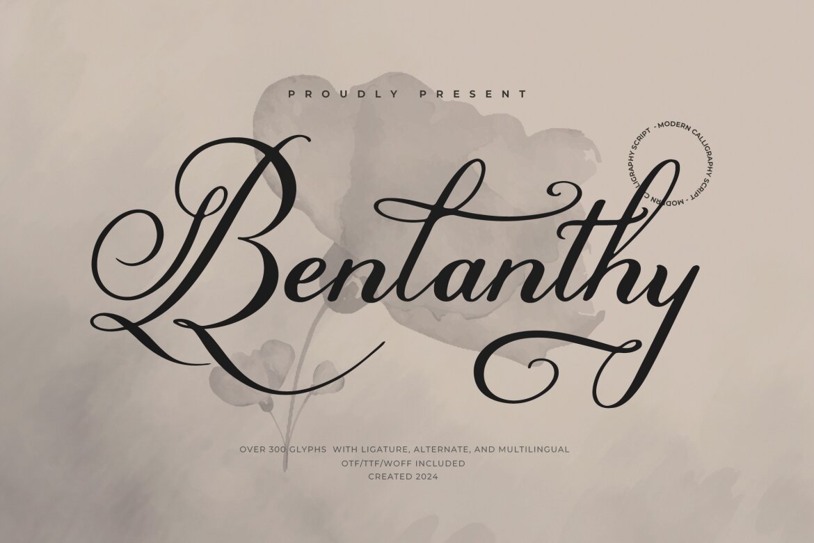 Benlanthy | Modern Calligraphy Script | Deeezy
